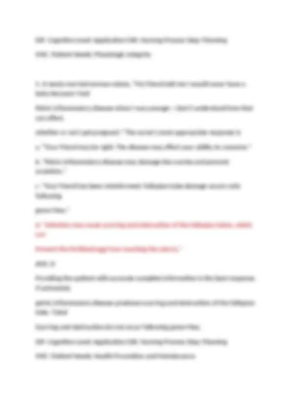 Infertility and Reproductive Health: Multiple Choice Questions and ...