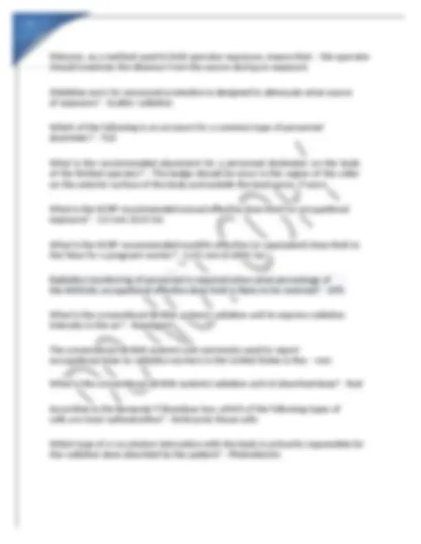 ARRT Limited Scope of Practice in Radiography Simulated Exam for The ...