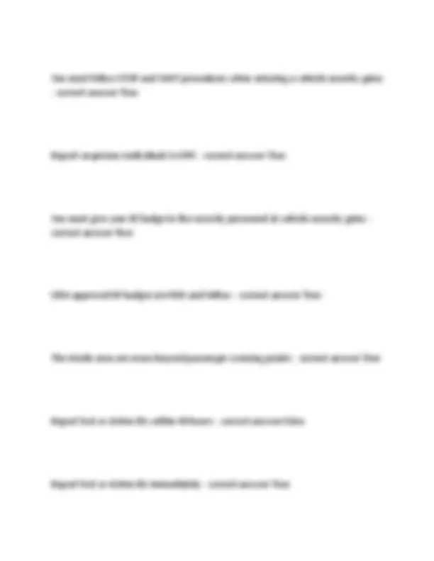 SIDA Badge Exam 2024/2025: Security Procedures and Regulations | Exams ...