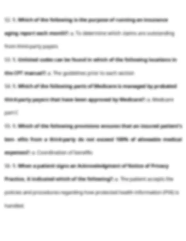 NHA BILLING AND CODING PRACTICE TEST QUESTIONS CORRECT ANSWERS UPDATED ...