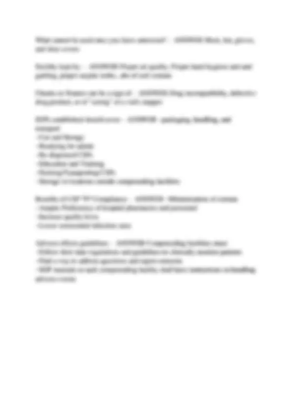 USP 797: Compounding Sterile Preparations - Questions and Answers ...