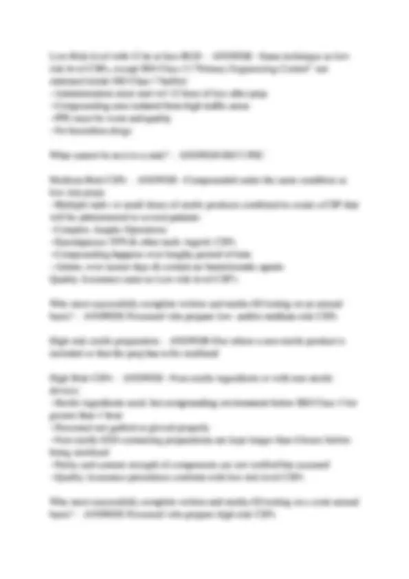 USP 797: Compounding Sterile Preparations - Questions and Answers ...