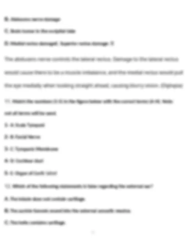 PORTAGE LEARNING ANATOMY & PHYSIOLOGY 2: MODULE 3 EXAM QUESTIONS CORRECT ANSWERS | Exams Nursing ...