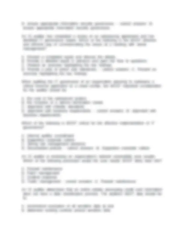 ISACA CISA Practice Exam with Complete Solutions | Exams Advanced ...