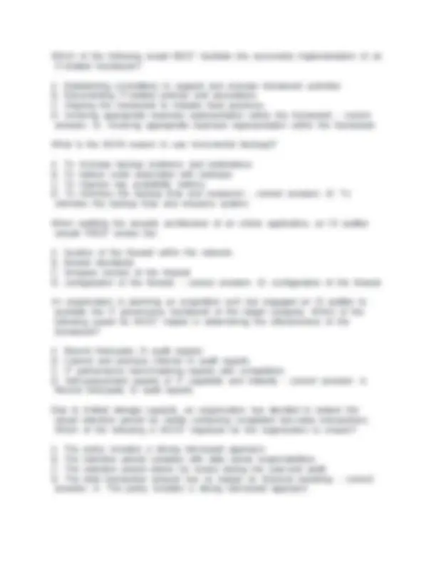 ISACA CISA Practice Exam with Complete Solutions | Exams Advanced ...