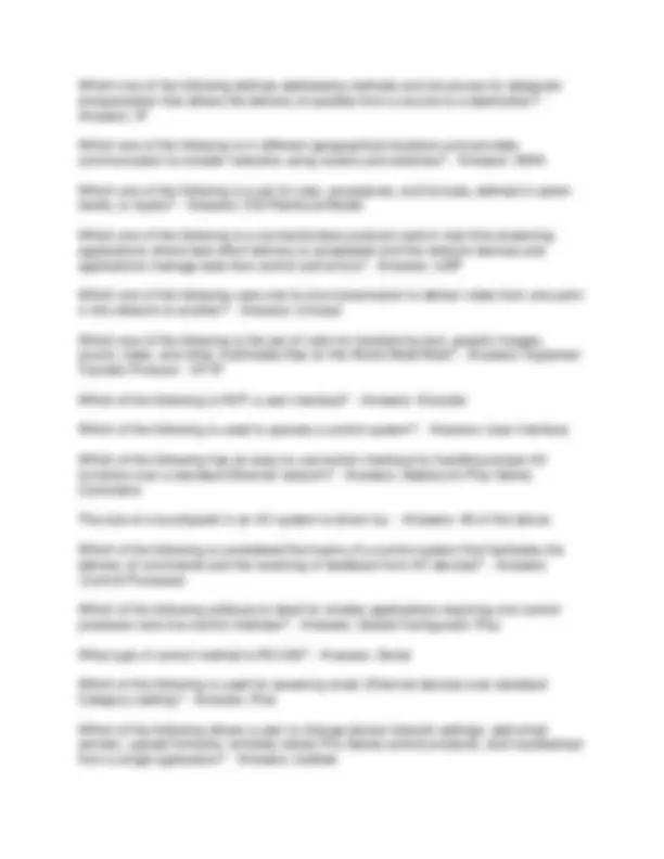 EXTRON AV QUESTIONS AND ANSWERS | Exams Social Sciences | Docsity