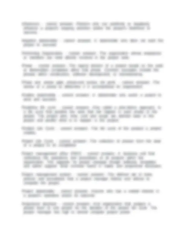 Project Management Glossary: Key Terms and Definitions for CAPM Exam Preparation | Exams ...