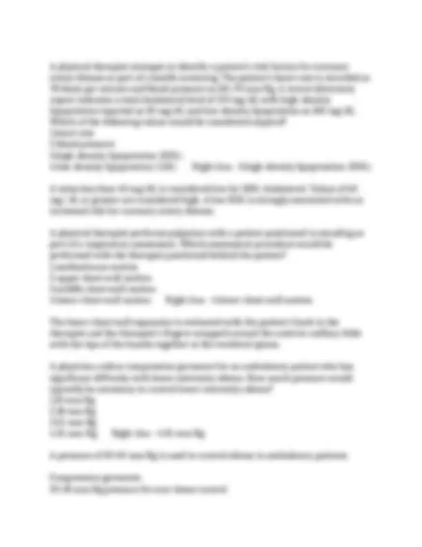 Cardiopulmonary Npte Accurate Solutions For Every Question Exams