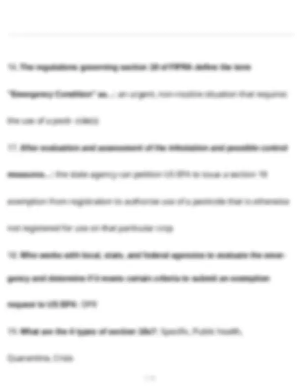 Pesticide Regulation: DPR Laws and Regulations Study Guide in Depth ...