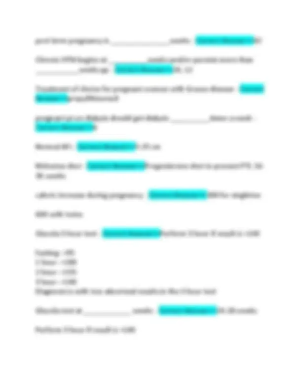 RNC-OB Practice Exam: Verified Questions and Answers for 2025 Grads | Exams Nursing | Docsity