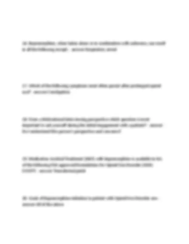 Online 8 Hour MAT Waiver Training - Physicians Questions with Accurate Answers | Exams Advanced ...