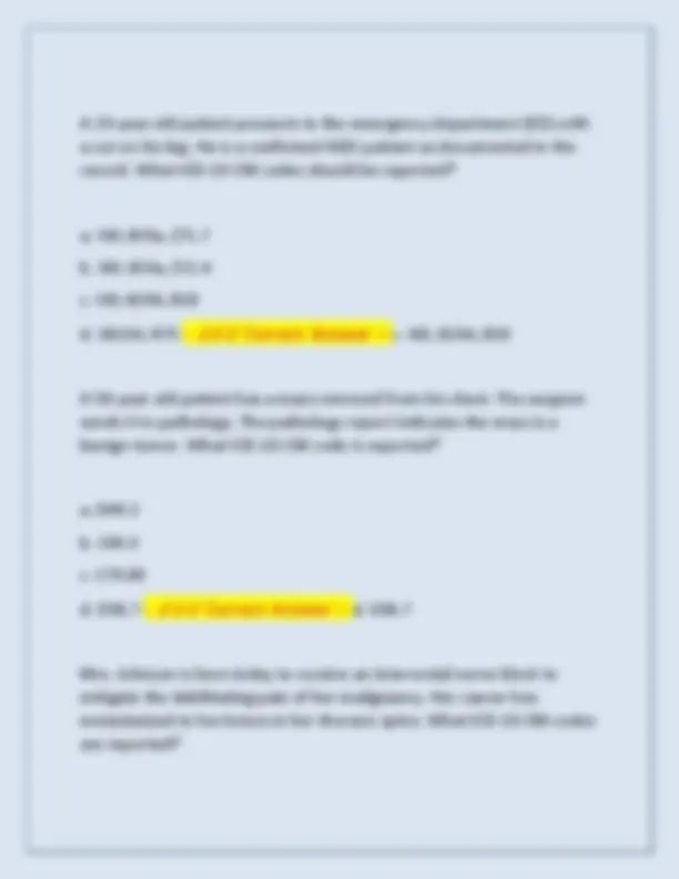 AAPC CPC FINAL EXAM | (3 VERSIONS) NEWEST ACTUAL EXAM COMPREHENSIVE QUESTIONS AND ANSWERS ...