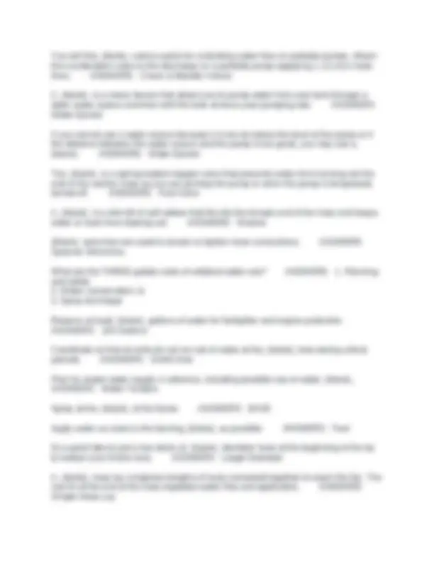 Wildland Firefighting: Devices, Water, and Hose Management - Exam Q&A ...