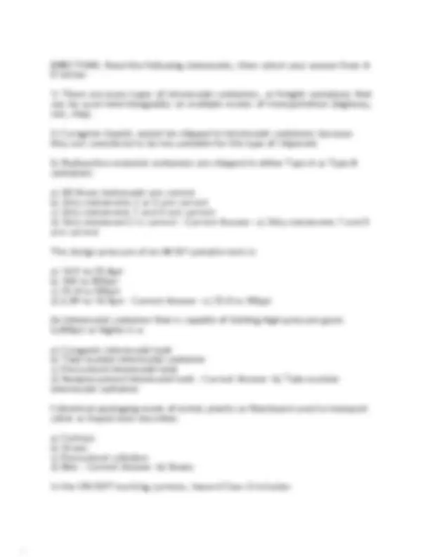 Firefighter HAZMAT OPS Practice Test 1: Questions and Answers | Exams ...
