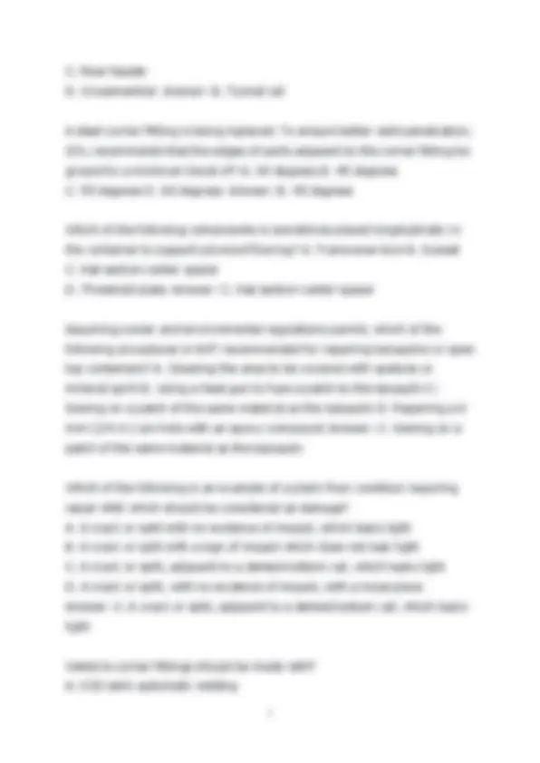 IICL Container Inspector's Exam Questions and Answers 2025 | Exams ...