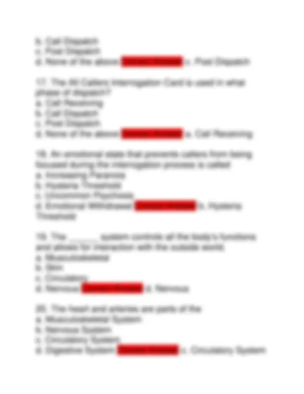 APCO EMD EXAM 2025 NEWEST ACTUAL EXAM QUESTIONS AND DETAILED CORRECT ANSWERS | Exams Nursing ...