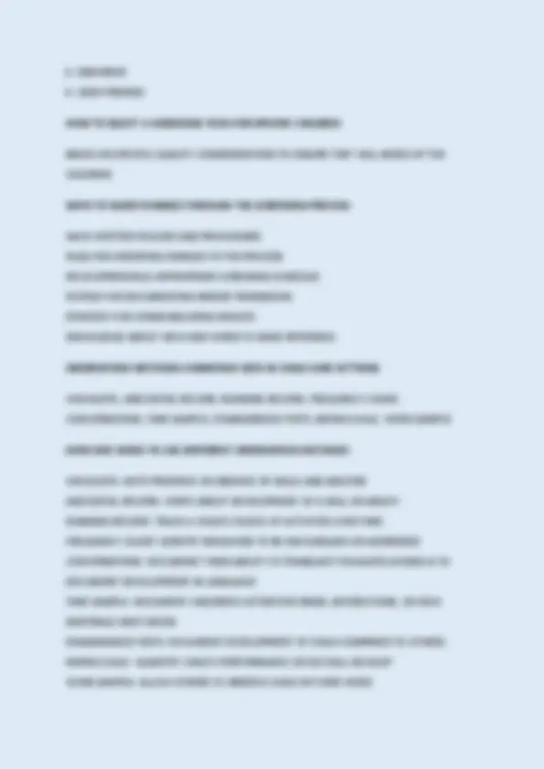 DCF BEHAVIORAL OBSERVATION AND SCREENING 100% VERIFIED CORRECT ANSWERS ...