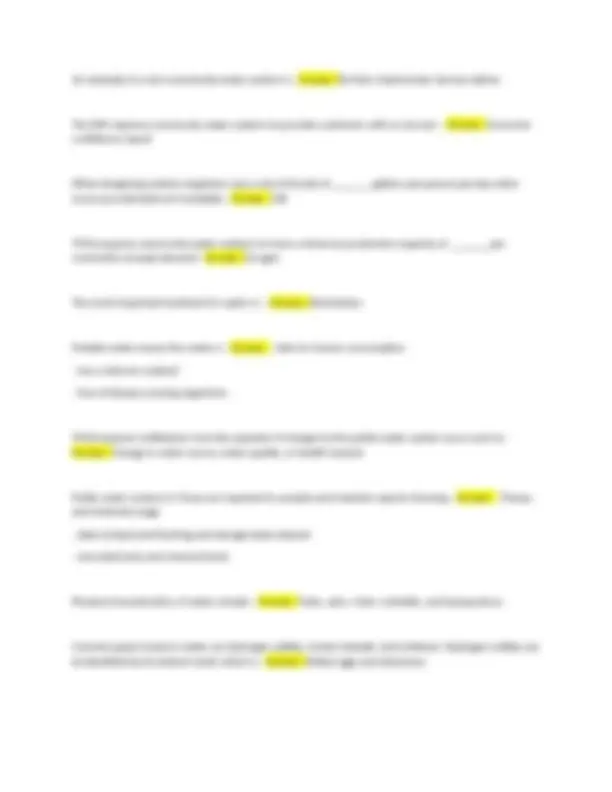 TCEQ Class C Water License Exam: Questions and Complete Solutions ...