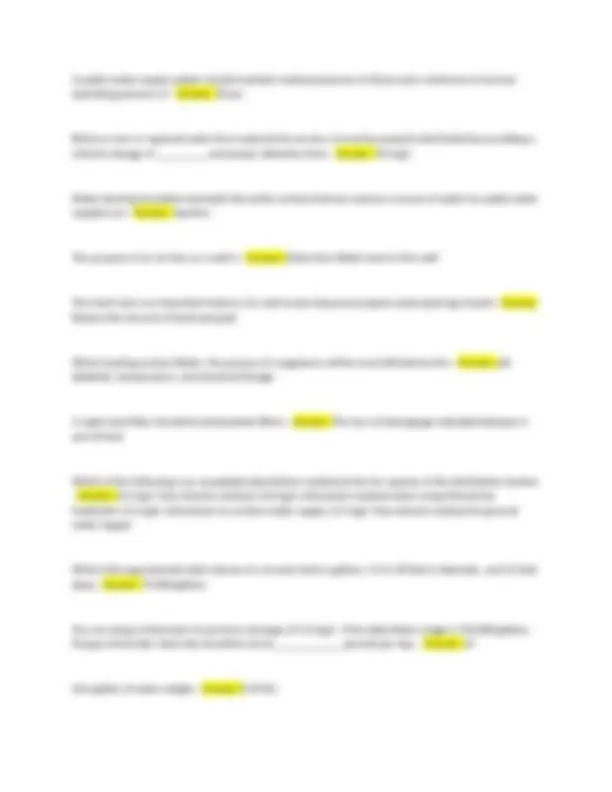TCEQ Class C Water License Exam: Questions and Complete Solutions ...