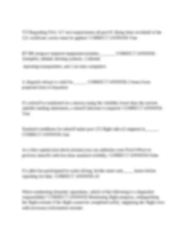 Mesa Airlines Indoctrination Questions and Answers | Exams Space Flight Mechanics | Docsity