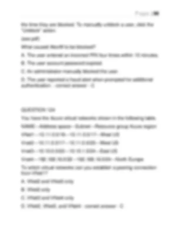AZ-104 Renewal Exam (Comprehensive) 2025: Verified Questions & Answers ...