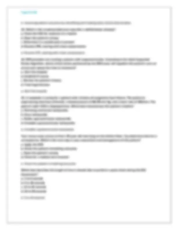 ACLS Post Test LATEST 2024-2025 QUESTIONS & ANSWERS VERSION 1 & 2 ...
