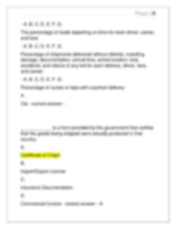 CLT-CERTIFIED LOGISTICS TECHNICIAN 2025: REAL VERIFIED QUESTIONS ...