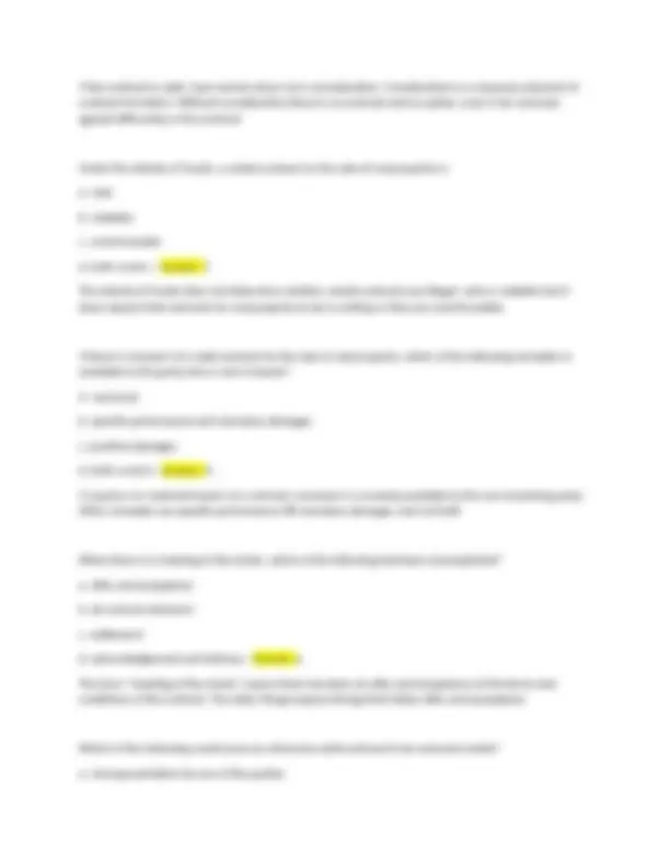 Broker Contract Law Questions and Complete Solutions Graded A+ | Exams ...