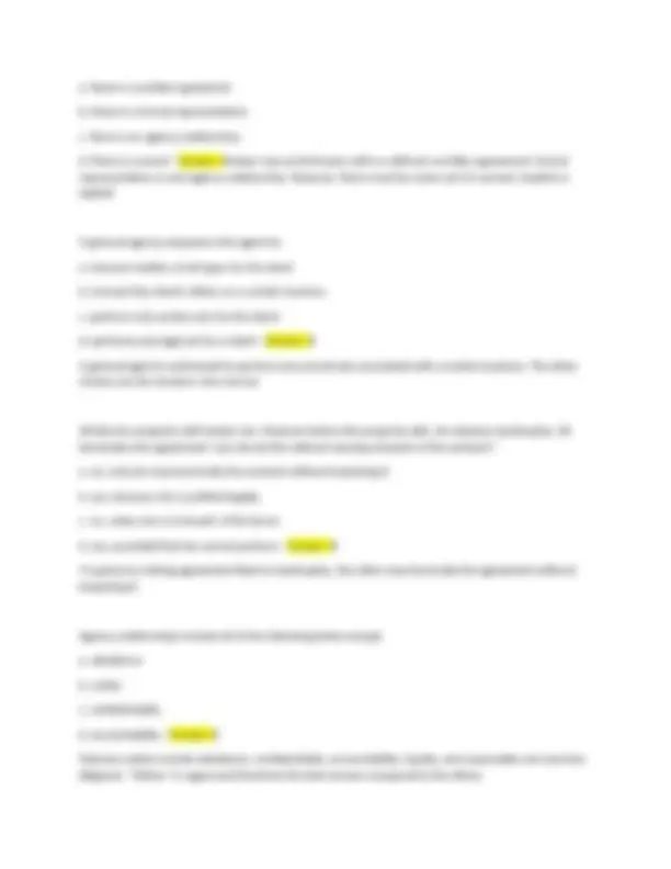 Broker Contract Law Questions and Complete Solutions Graded A+ | Exams ...