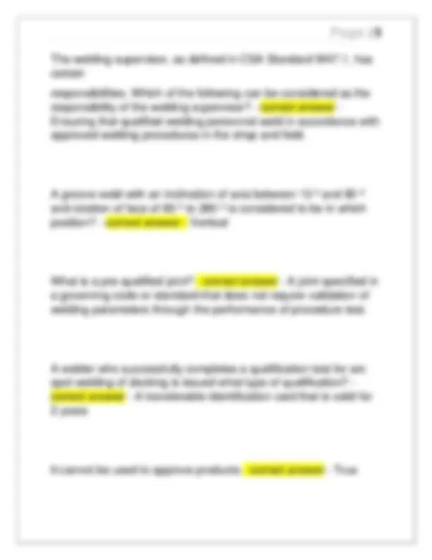 CSA W47.1 and CSA W59 Exam 2025: Real Verified Questions and Answers ...