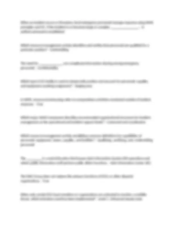 FEMA ICS 700: Complete Questions and Answers for Emergency Management ...