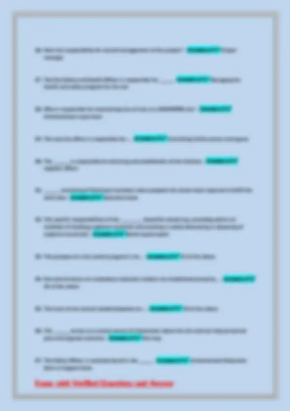 HAZWOPER Module 1-10 Exercises Questions and Answers A+ Graded | Exams ...