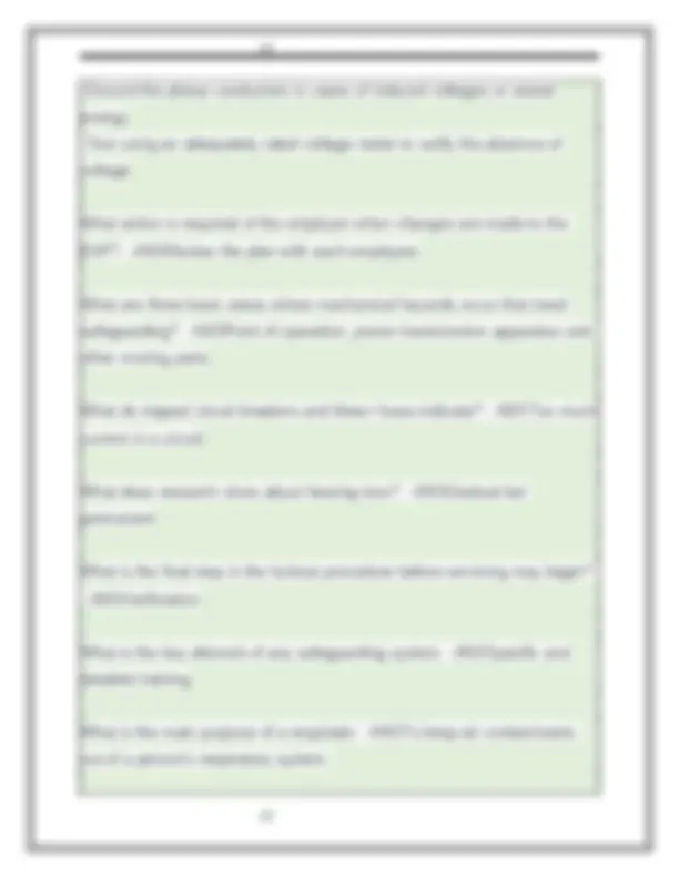 OSHA 30hr 360training.com quiz answers Sections 1-12 Questions and ...