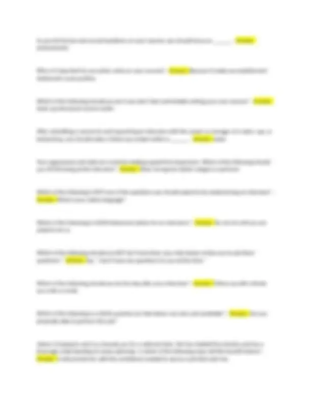 CH8 career planning milady cima Questions and Complete Solutions Graded A+ | Exams Cosmetology ...