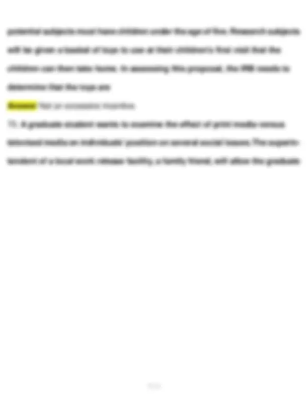 CITI Training Exam Questions and Answers (Latest 2025 / 2026 Update ...