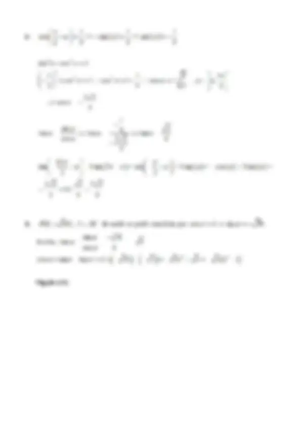 exercises of trigonometria | Exercises Mathematics | Docsity