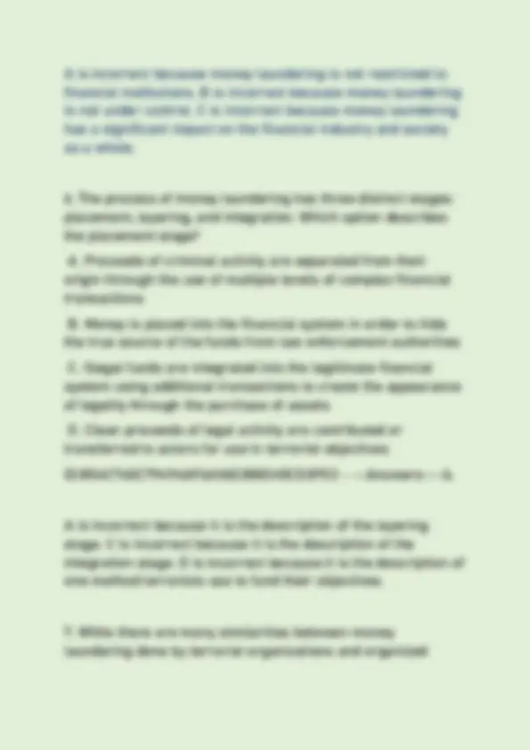 BSA 1 - BSA-AML (ACTUAL 2025/2026) QUESTIONS WITH CORRECT ANSWERS ...