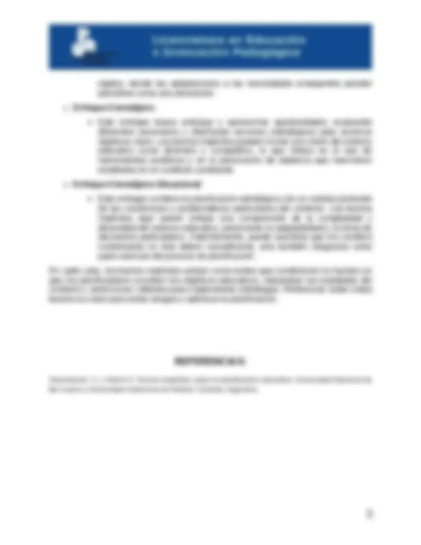 Módulo 7 leip actividad | Cheat Sheet Pedagogy | Docsity