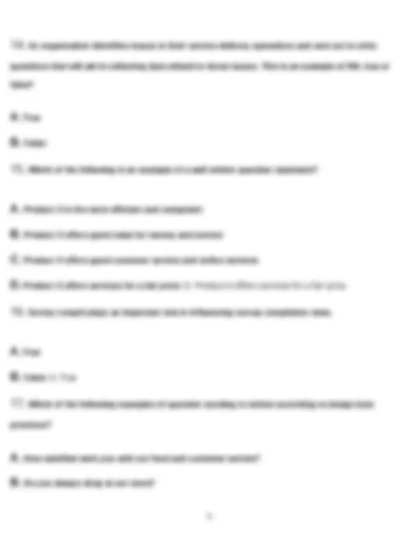 Qualtrics Certification L1 Questions with Answers | Exams Psychology ...