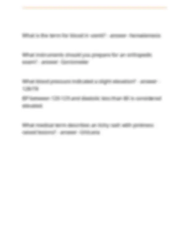 CCMA NHA exam 2025 guide.docx | Exams Nursing | Docsity