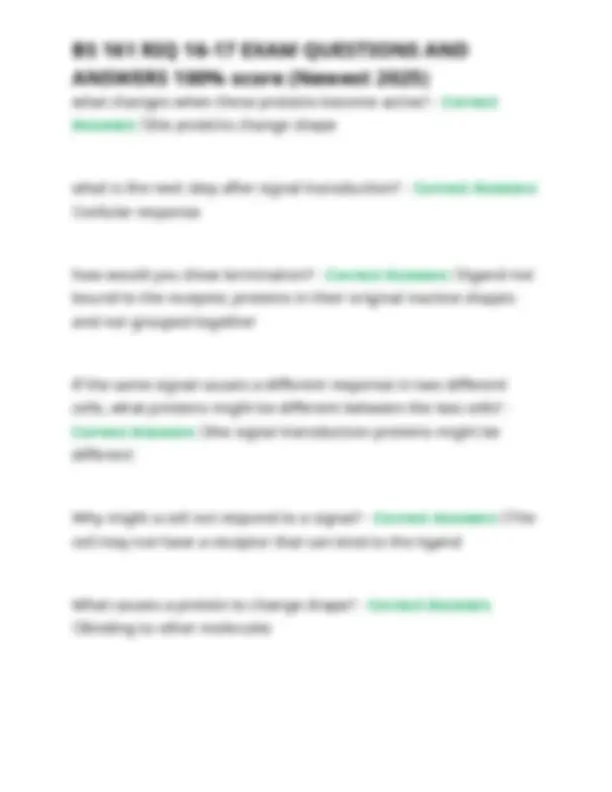 BS 161 RIQ 16-17 EXAM QUESTIONS AND ANSWERS 100% score (Newest 2025 ...