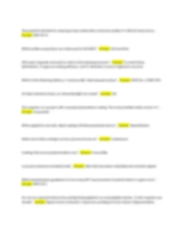 NACE CIP 1 CBT Exam Practice Questions and Complete Solutions Graded A+ ...