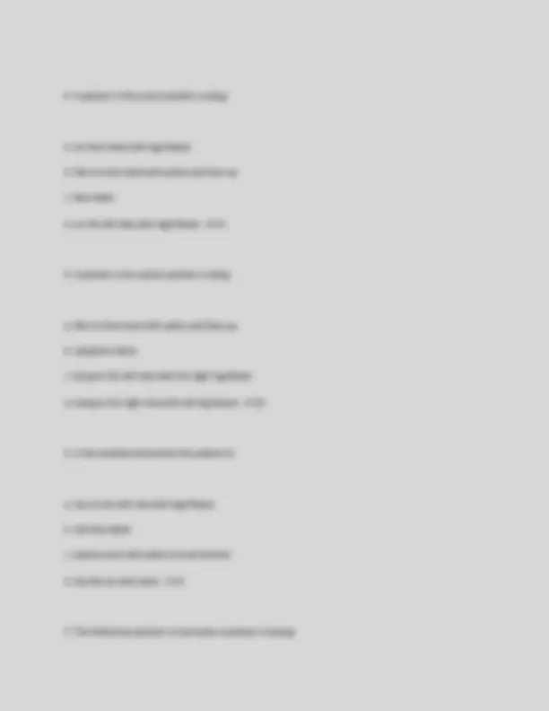 NAHP Questions and Answers 2025-2026 | Exams Nursing | Docsity