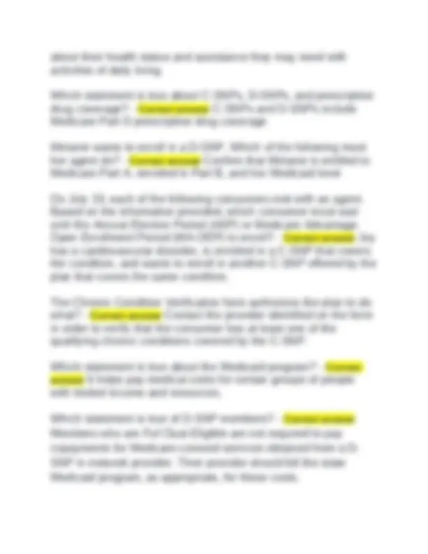 UHC 2024 Fast Track Assessment Questions and Answers. | Exams Ethics ...