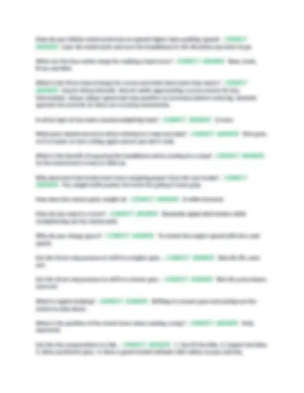 MSF - Basic Riders Course Exam QUESTIONS AND ANSWERS 2025 GRADED A ...