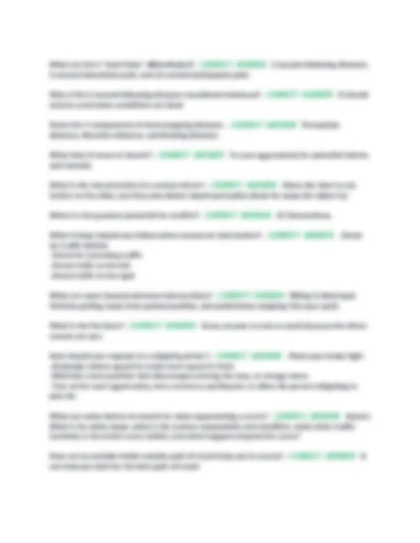 MSF - Basic Riders Course Exam QUESTIONS AND ANSWERS 2025 GRADED A ...