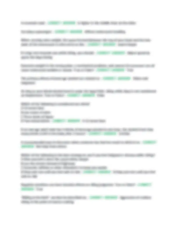 MSF - Basic Riders Course Exam QUESTIONS AND ANSWERS 2025 GRADED A ...