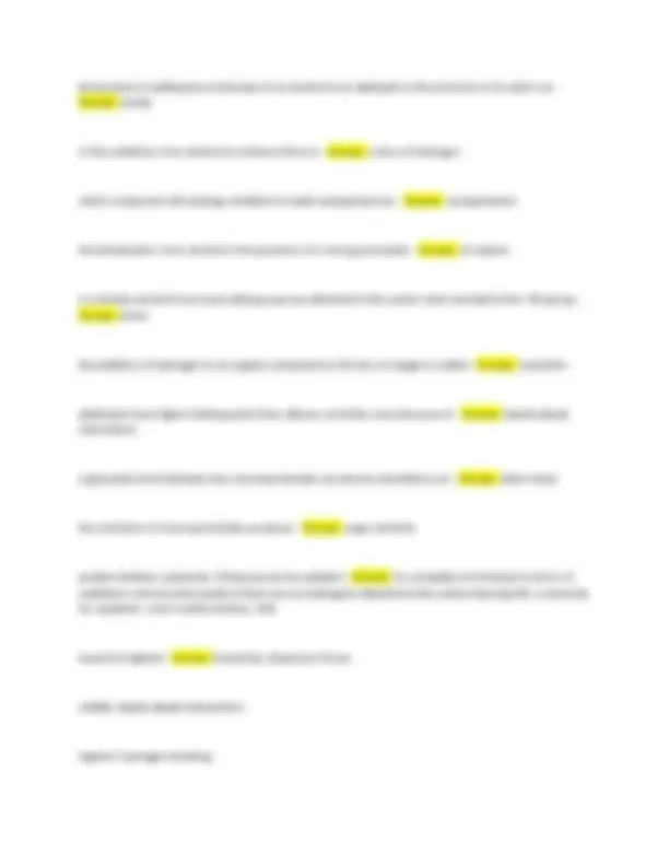 Chem 1020 Final Assessment Questions and Complete Solutions Graded A+ ...