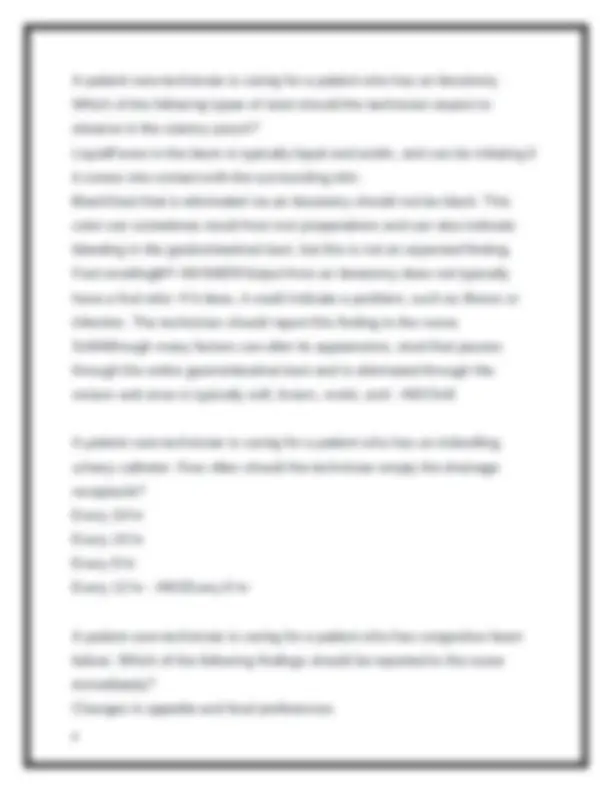 PCT NHA Practice Questions & Answers: Guide for Patient Care ...