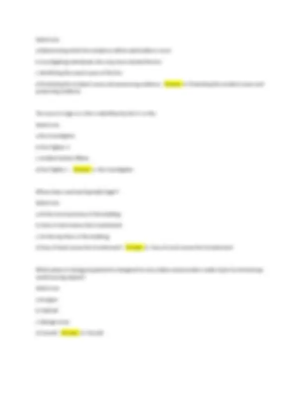 IFSTA 7 Chapter 15: Overhaul, Property Conservation, and Scene ...